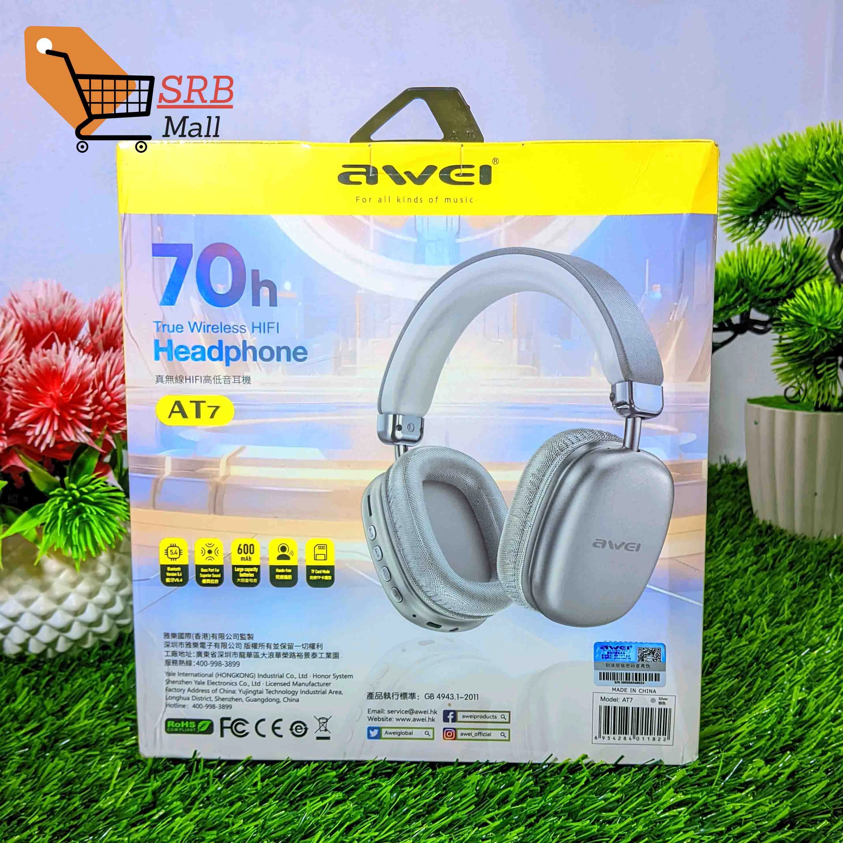 Awei AT7 Bluetooth Wireless Headphone